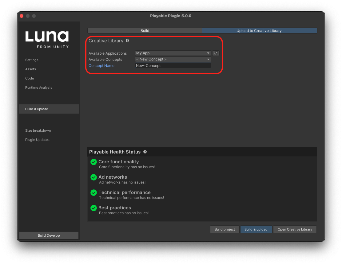 After your build complete, go to ~ProjectRoot\LunaTemp\stage4\create ...
